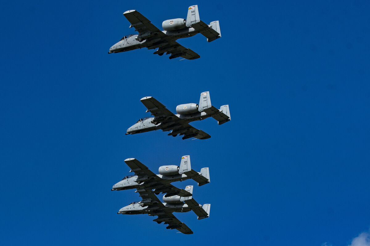 USAF A-10 Warthogs at Oshkosh EAA, July, 2025: The Fairchild Republic A ...