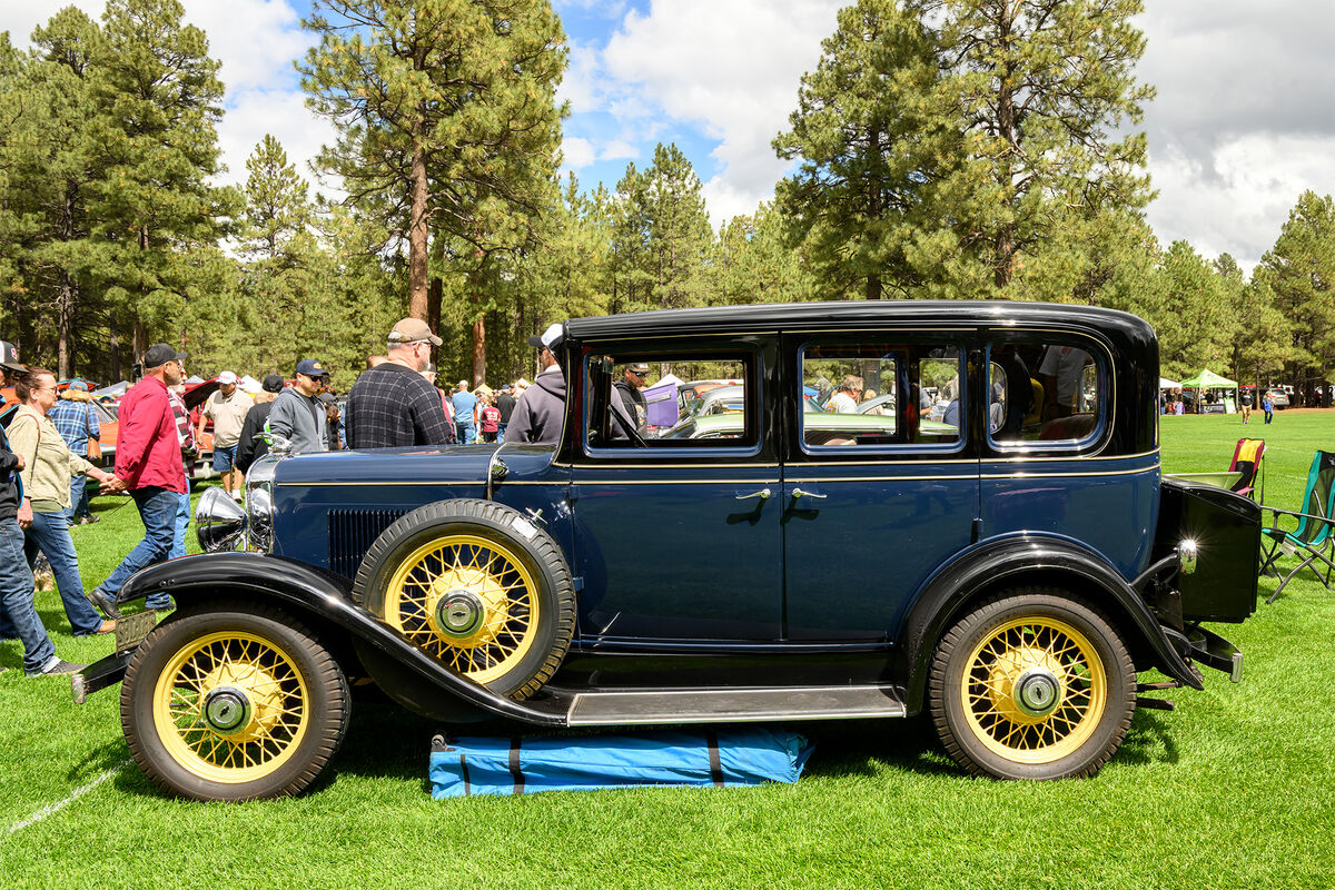 Car Show, Pinetop, Arizona: A couple from the annual Run to the Pines ...