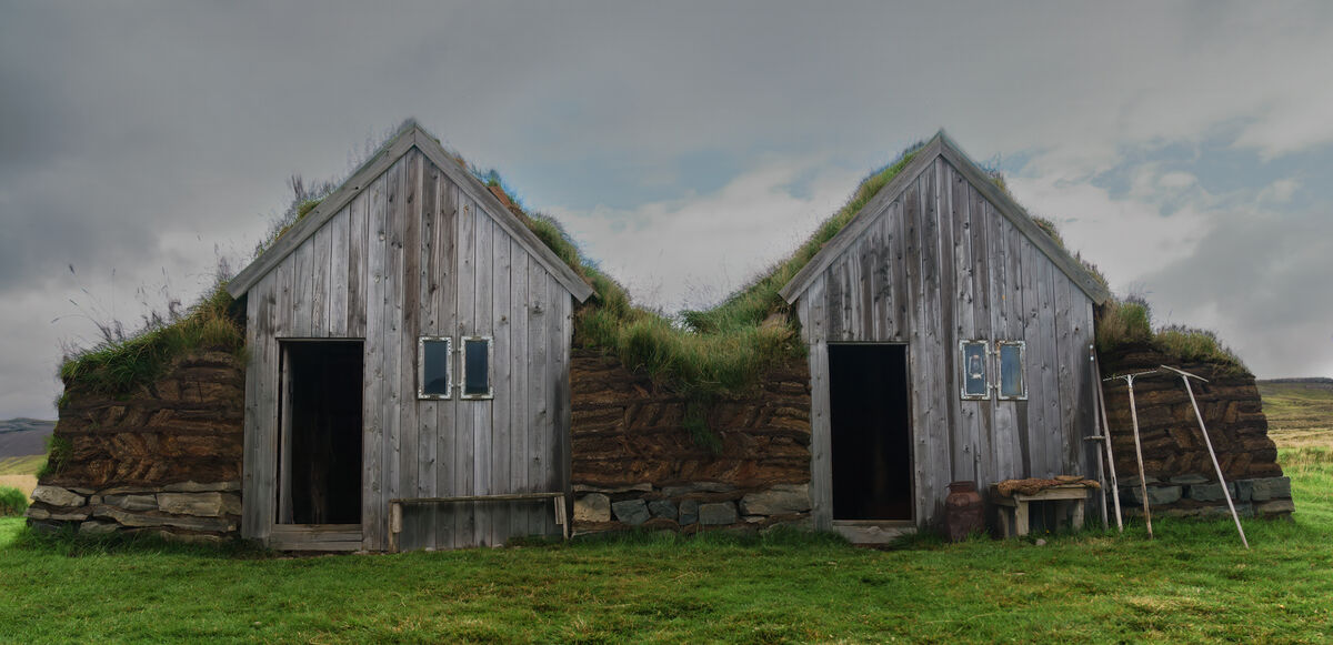 Iceland - VI: In Skagafjorour, we visited the turf farms. This historic ...