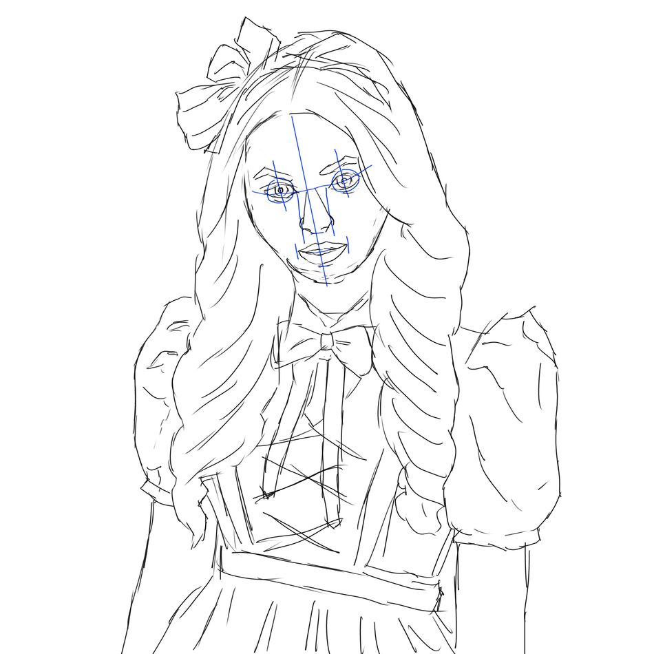 Digital Painting - Alice - In Progress: This will (hopefully) be Alice ...