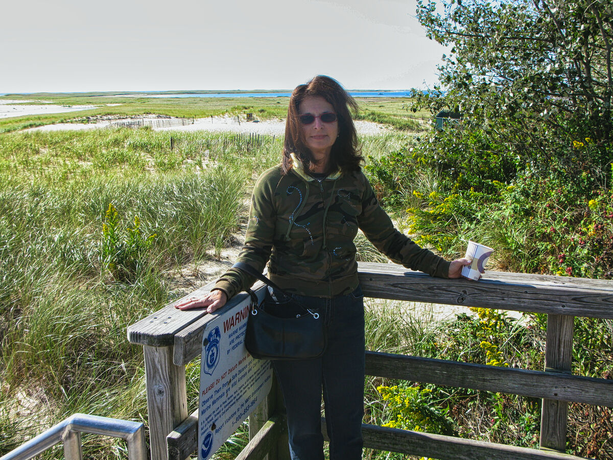 Cape Cod 2008 - Chatham Waterfront Scenes: From the lighthouse parking lot we wandered down to ...