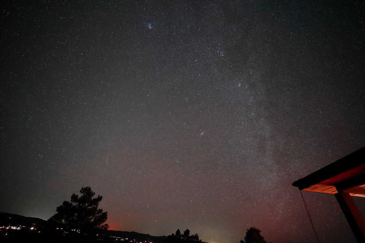 Aurora seen in Arizona: The other night the earth was hit by a CME ...