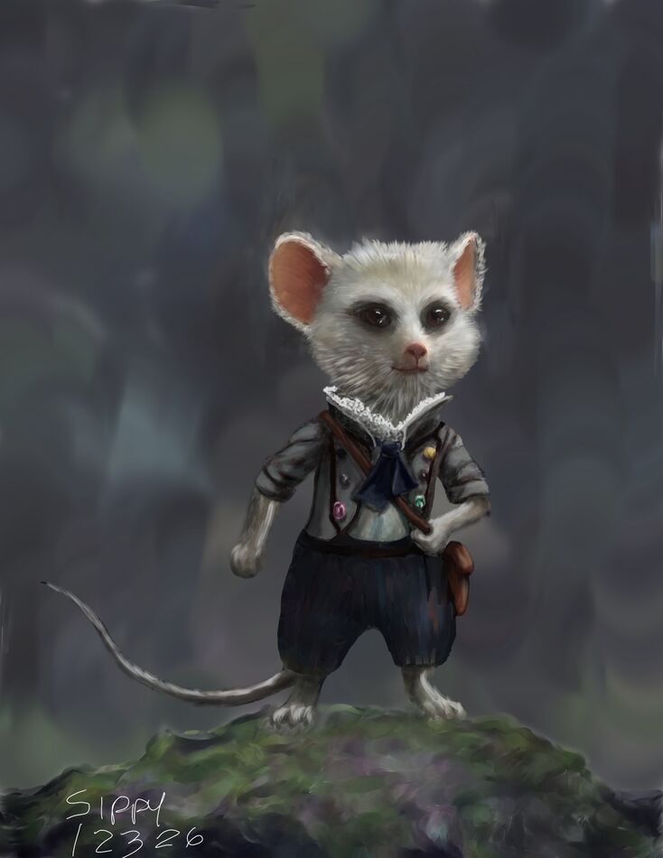 Digital Painting - Dormouse: "After all is said and done," said the ...