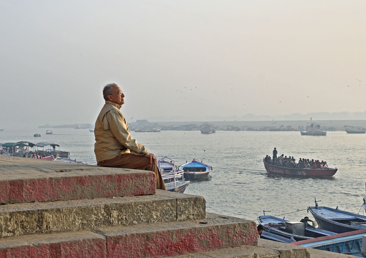 The river Ganges in the morning : Banaras, India: From Google AI ...