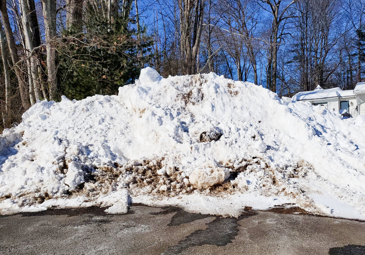 Some Snow Pictures: 1. The Town gives me all the free snow I want! 2 ...