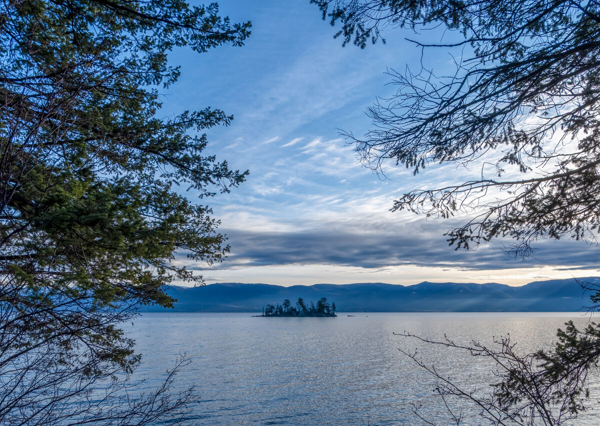 Out on Flathed Lake and Wild Horse Island: Took the boat out a couple ...