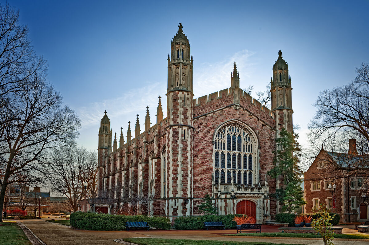 Graham Chapel -- Extreme Post Processing: Walked around Washington U ...