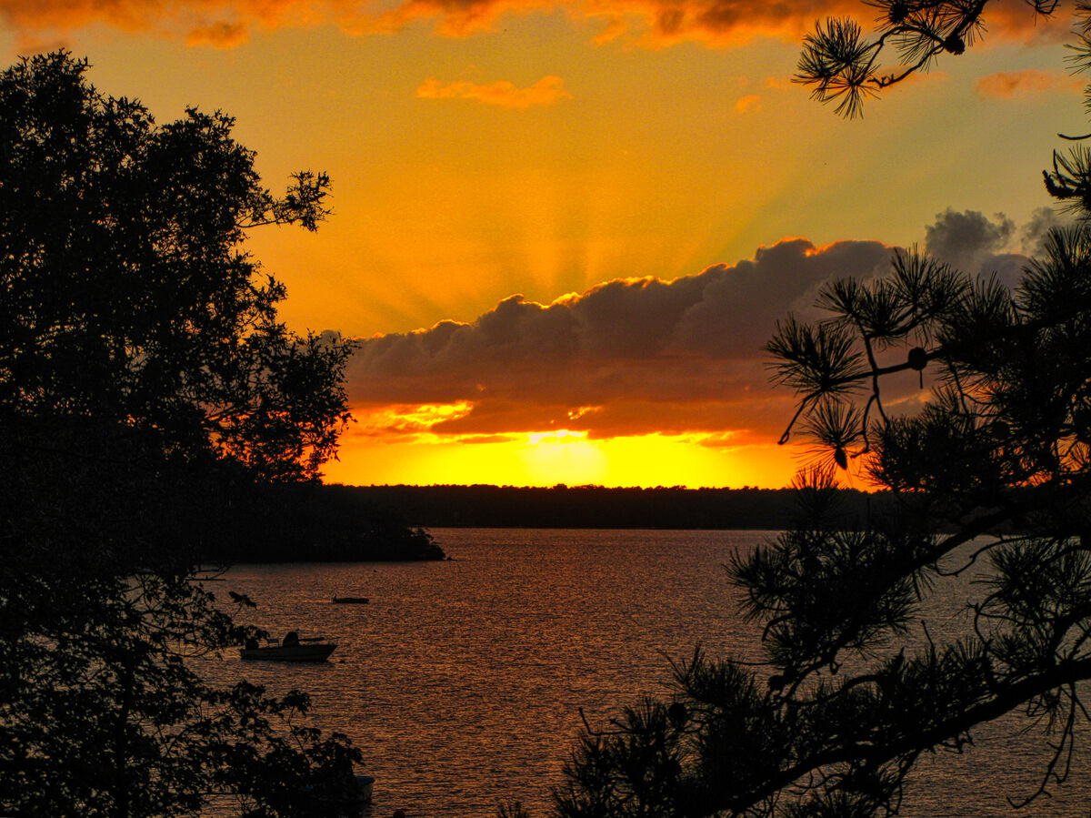 Cape Cod 2008 - Sunsets: After dinner at our friend's house in Harwich ...