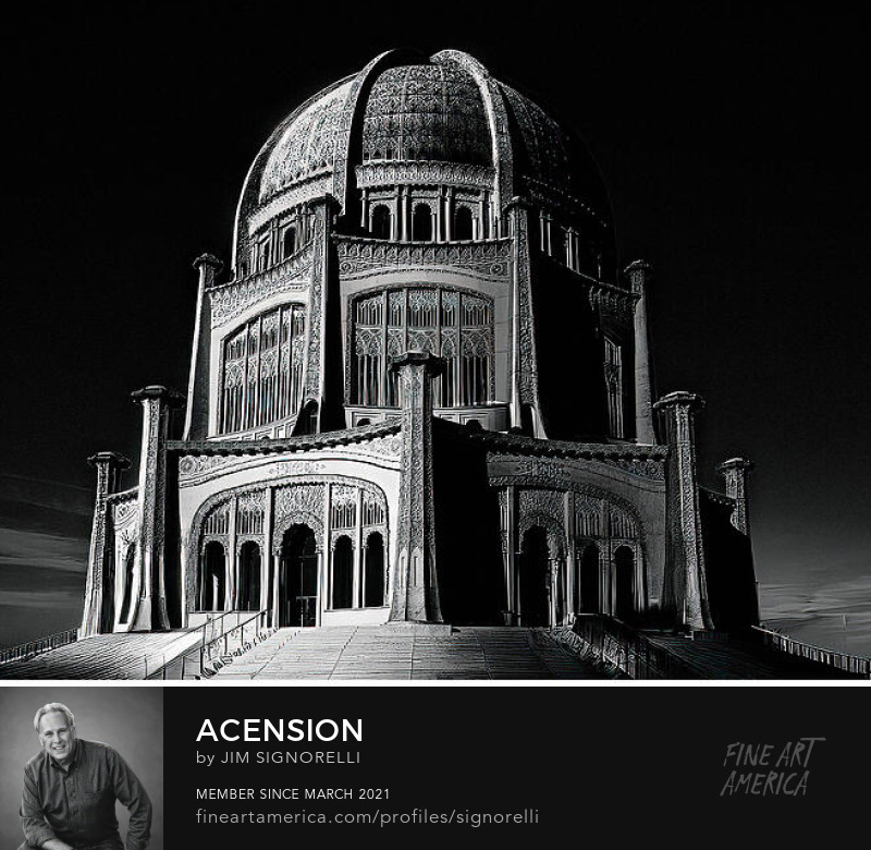 Baha'i Temple: This is the Baha'i Temple in Wilmette, Illinois, one of ...