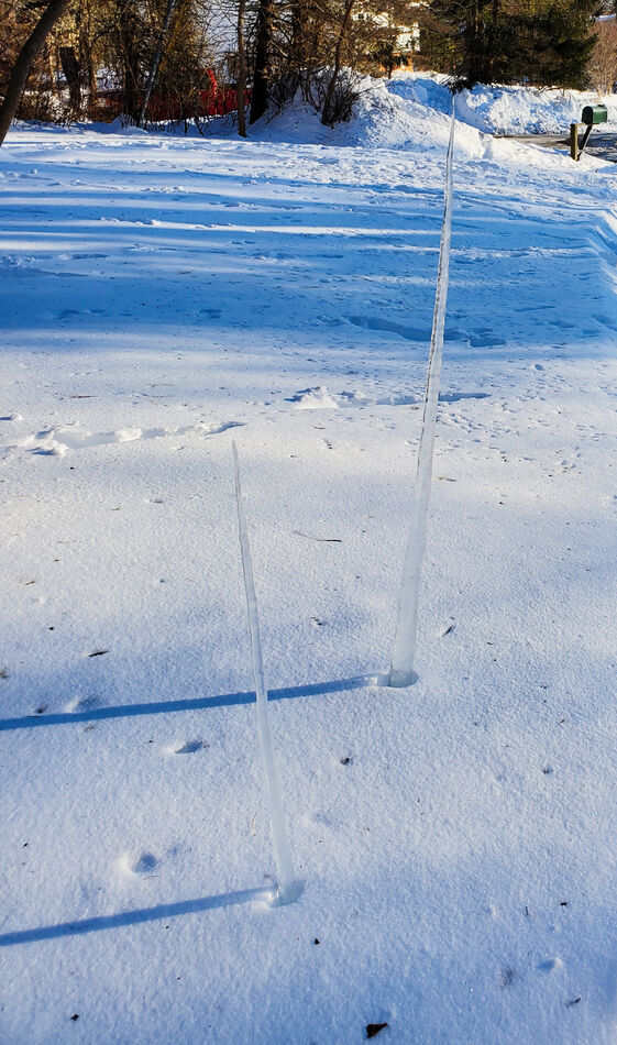 The Rare Icicle Stalagmite: Most icicles grow down, but there's a rare ...
