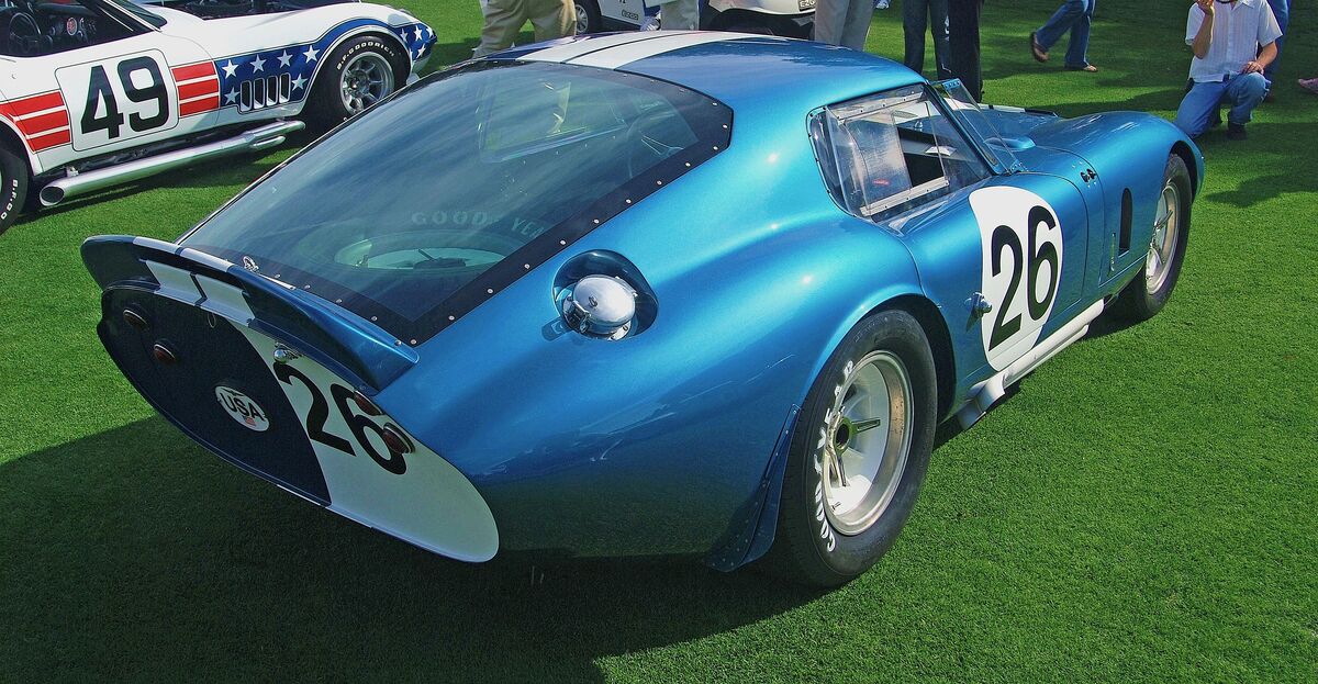Historic 1965 Daytona Cobra Coupe. Hell on wheels: In 1963, Carrol ...