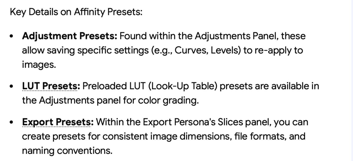 Camera Presets, are they really that helpful? I am not a professional ...