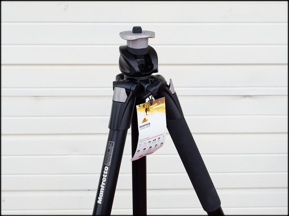 Manfrotto 055X Pro B tripod: This tripod is brand new and never has ...