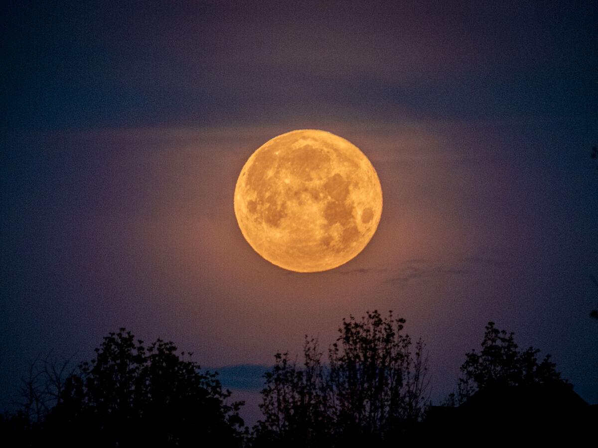 Blue Moon: Ya know, the Blue Moon rises tonight. It's the second full ...