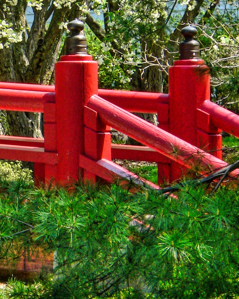 A Study of the Zen Garden's Bridge: I forever find its many angles both ...