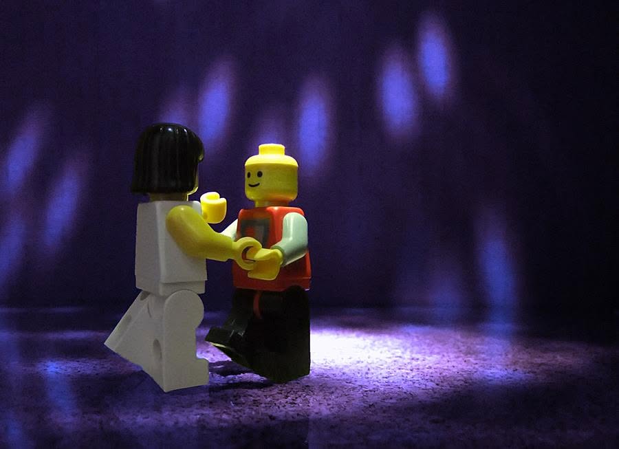 LEGO - Last Dance - Experiment with Light: I punched little holes in a ...