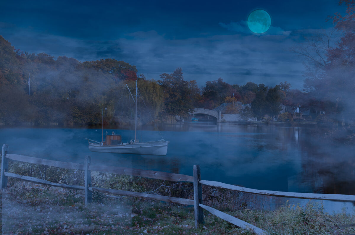 Mist in the Night: Was looking to do a quite scene on the water. I'm ...