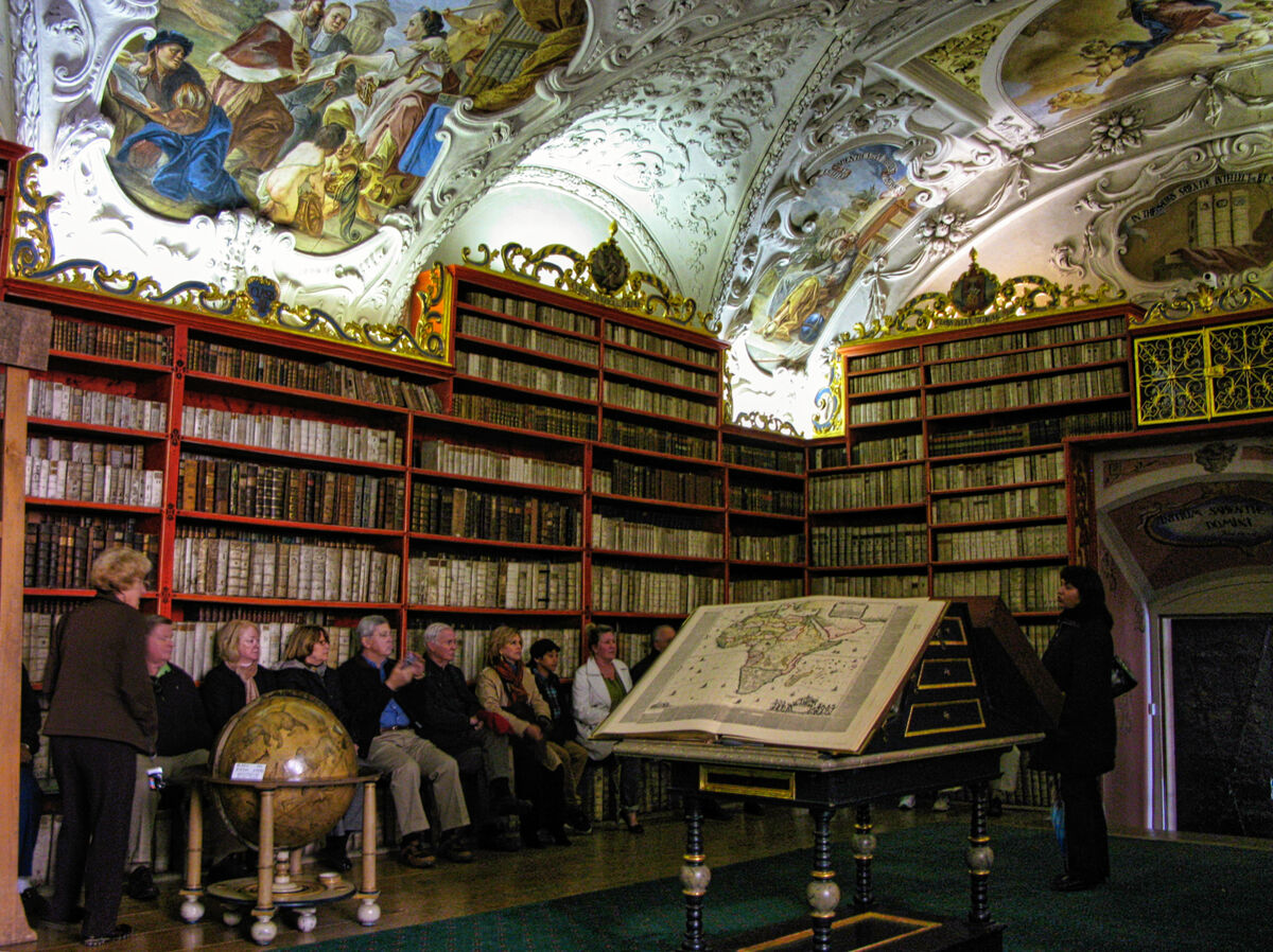 Prague 2009 - The Strahov Monastery Library: After a short ride from ...